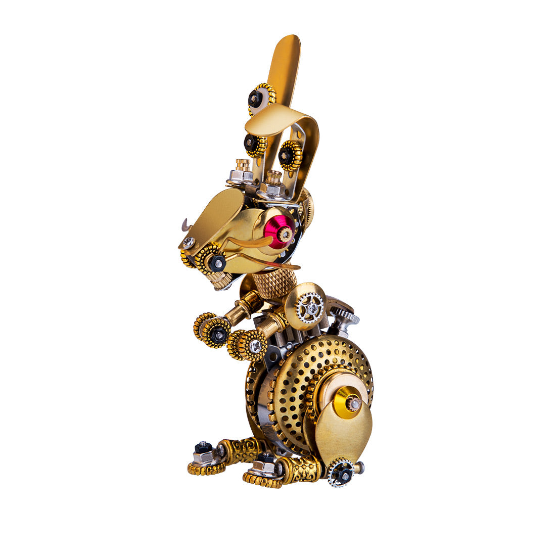 DIY Assembly Mechanical Metal 3D Rabbit Bunny Animal Model Jigsaw Puzz