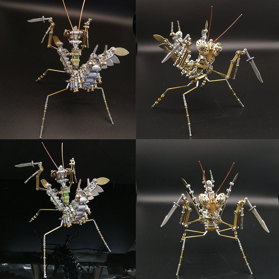 3D Metal Kits DIY Mechanical Mantis Assembly Model 350+PCS | Moyustore