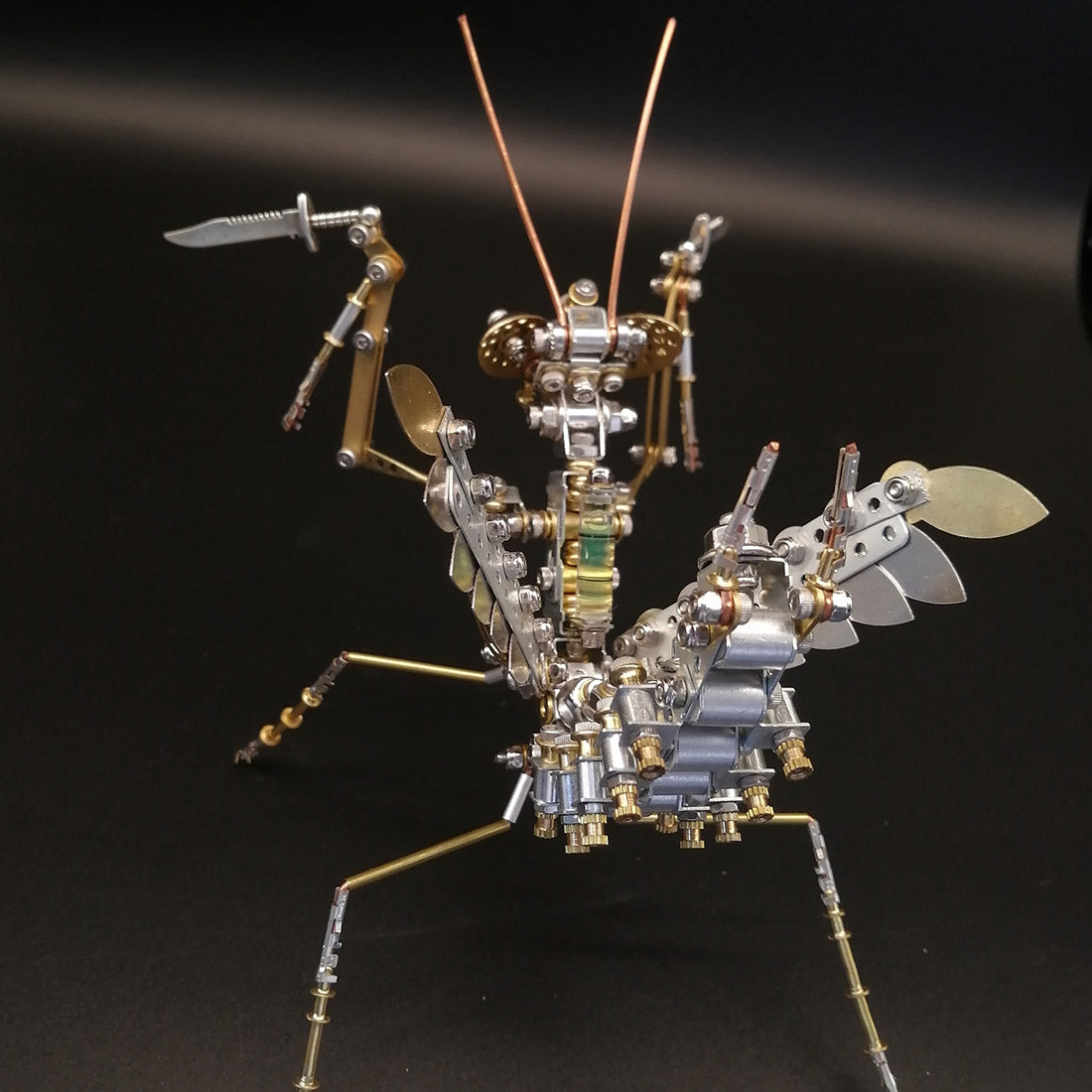 3D Metal Kits DIY Mechanical Mantis Assembly Model 350+PCS | Moyustore