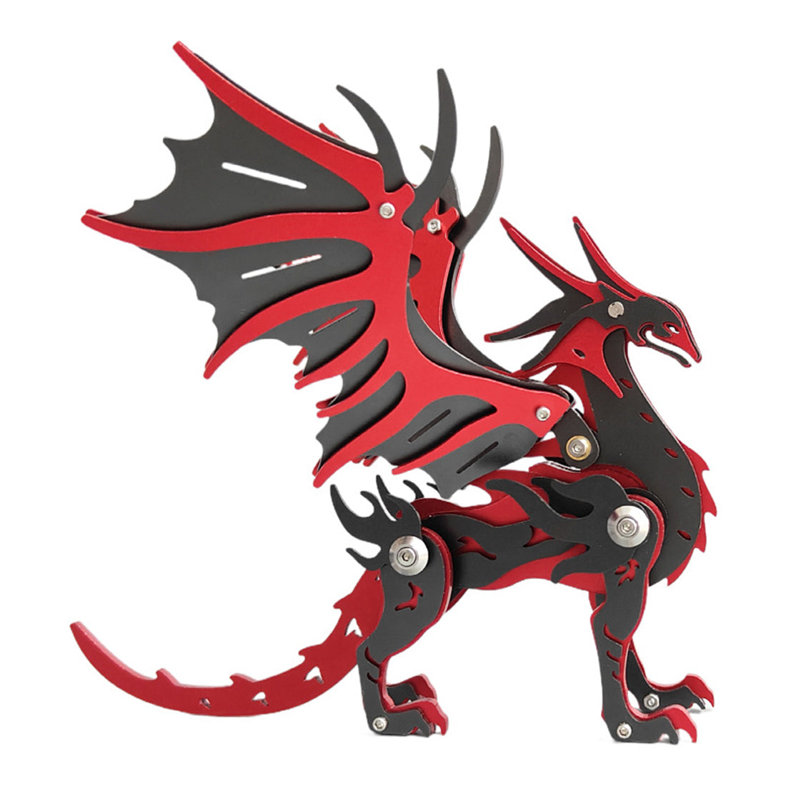 3D Metal Kits Magical Pterosaur DIY Mechanical Dragon Model 100+PCS ...