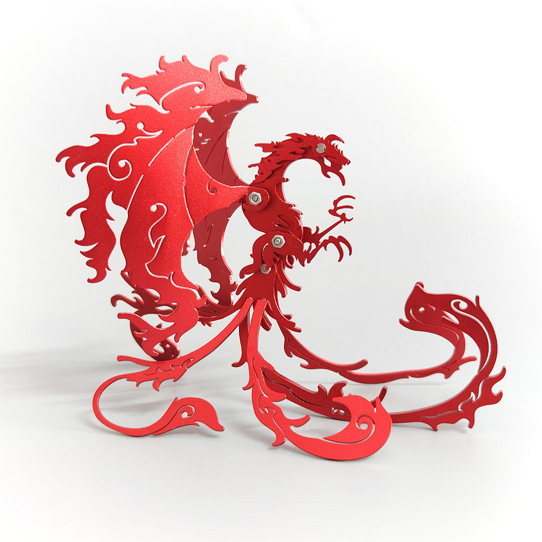 3D Metal kits Mythical Beast peacock Assembly Model 28+PCS | Moyustore