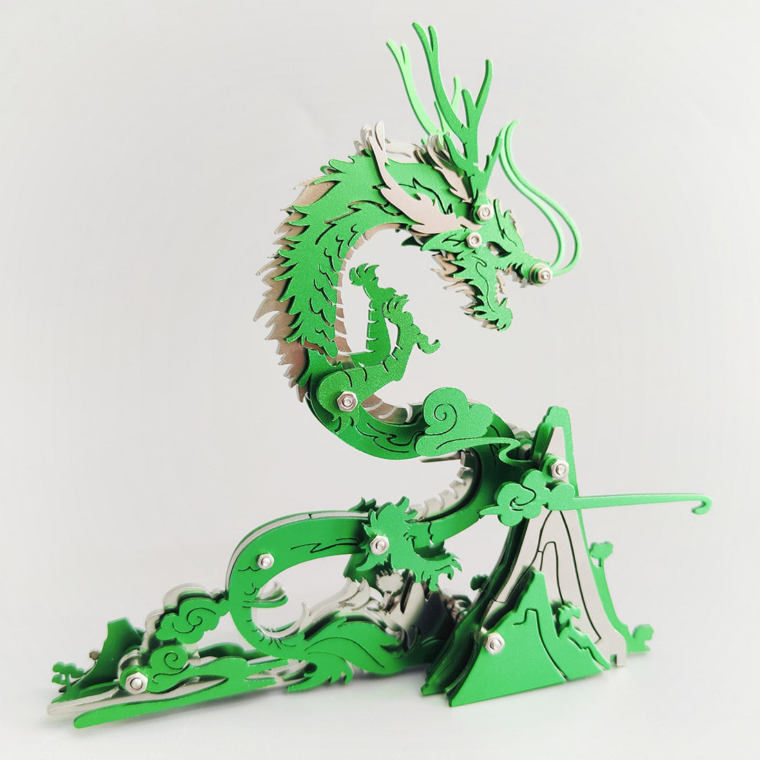 3D Metal Model Assembly DIY Dragon Creative Ornament 90+PCS | Moyustore