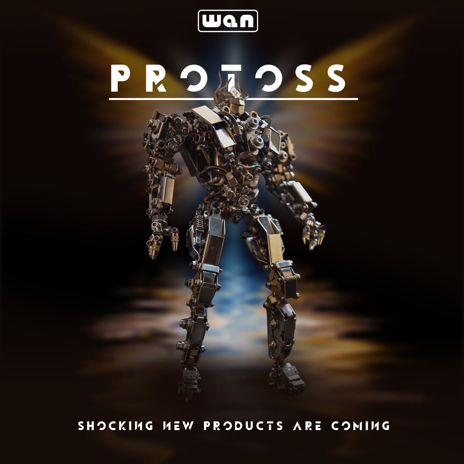 3D Metal Puzzle Protoss Mecha DIY Assembly Model 1020+PCS | Moyutsore