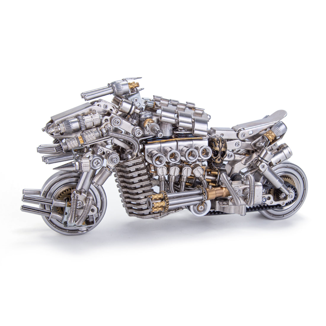 900+PCS Pursuit Motorcycle 3D Metal Puzzle Kits Gift for Biker Difficu