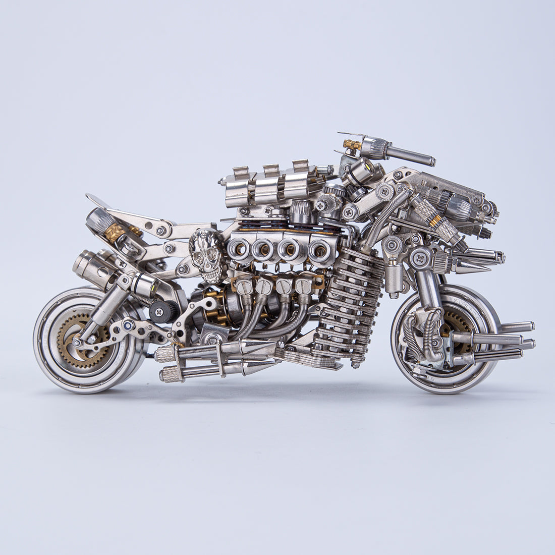 900+PCS Pursuit Motorcycle 3D Metal Puzzle Kits Gift for Biker Difficu