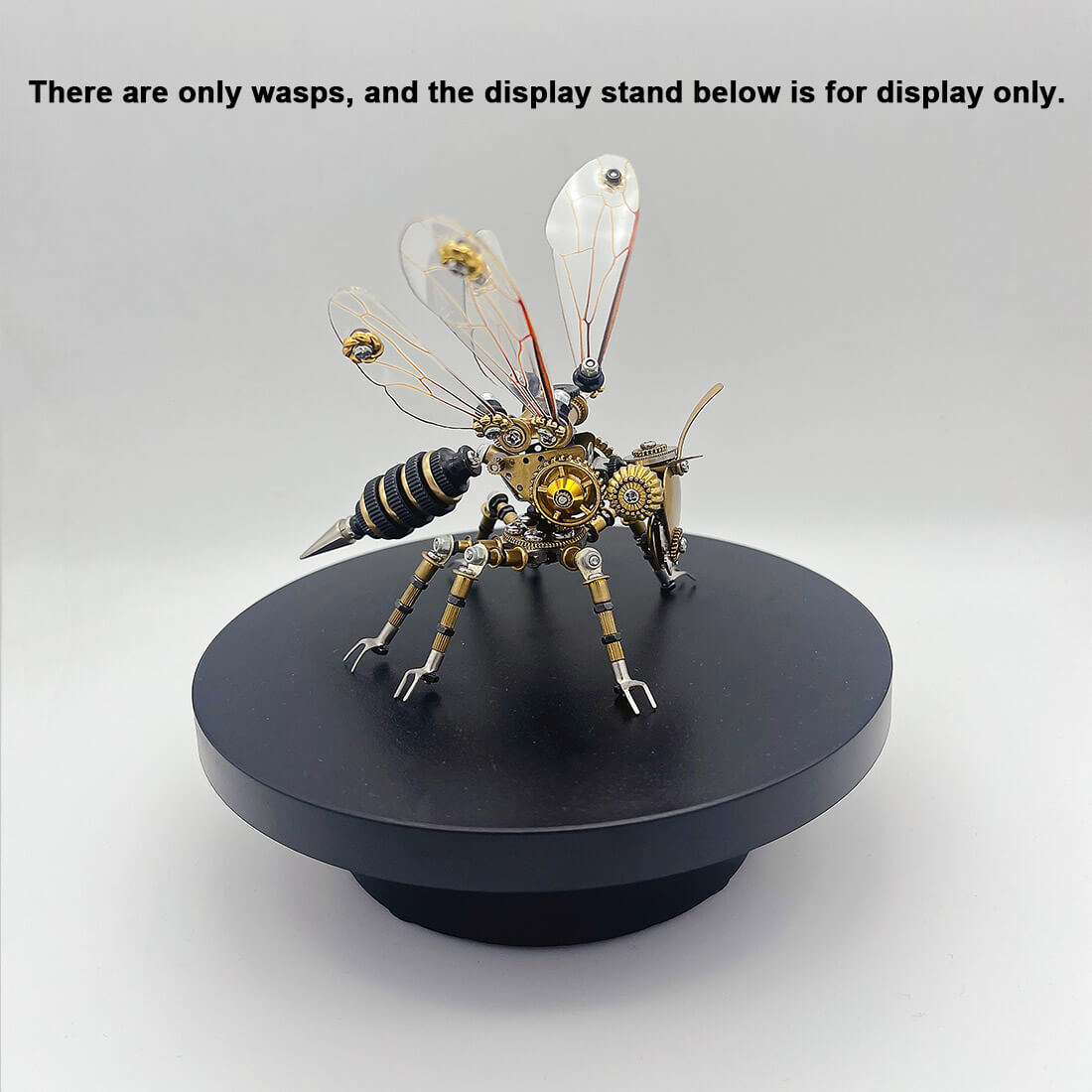 Steampunk Mechanical Wasp 3D DIY Metal Puzzle Model Kit Assembly (300P
