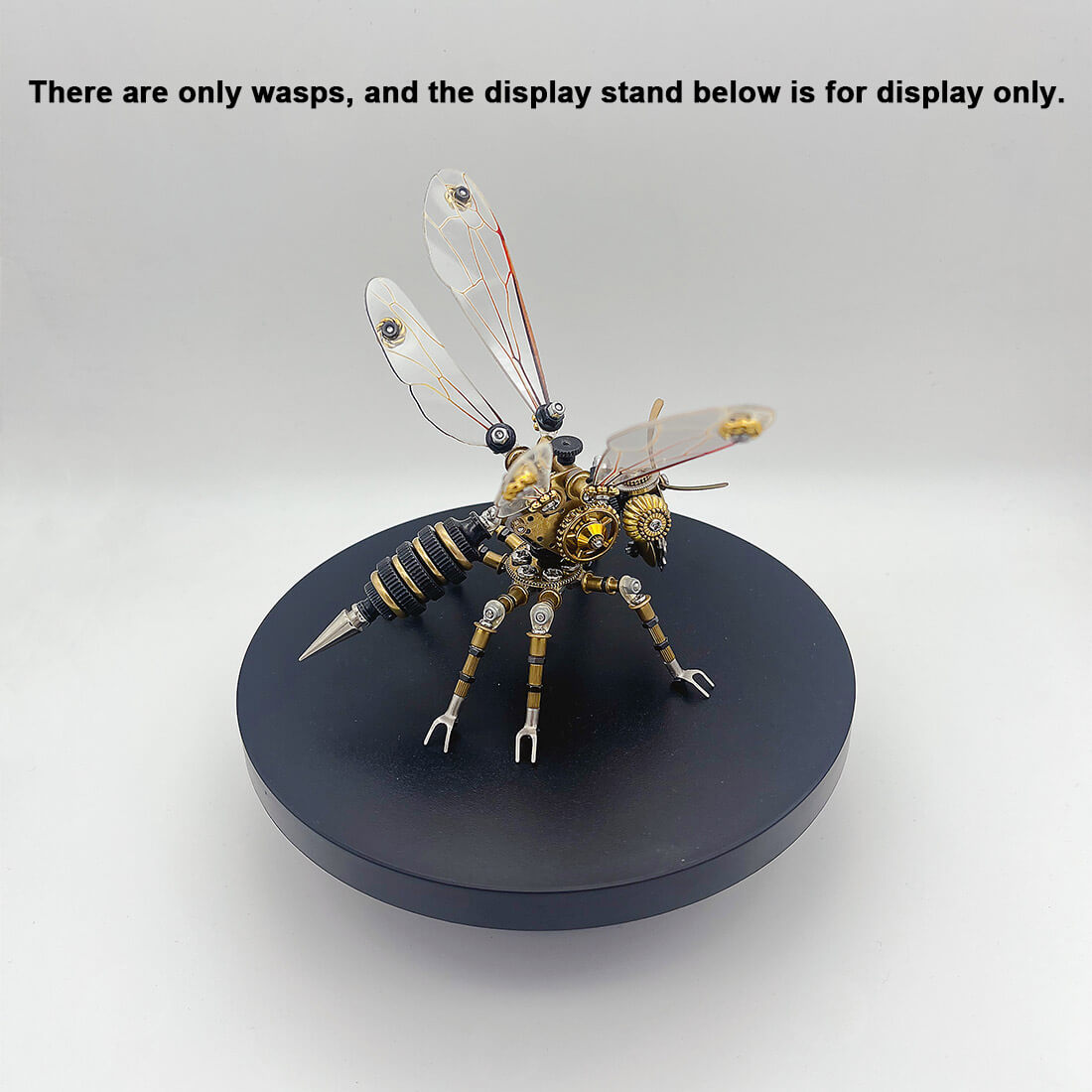 Steampunk Mechanical Wasp 3D DIY Metal Puzzle Model Kit Assembly (300P