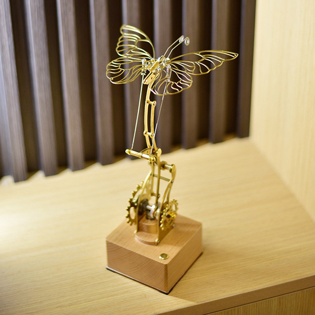 Golden Mechanical Butterfly Metal Model Kits