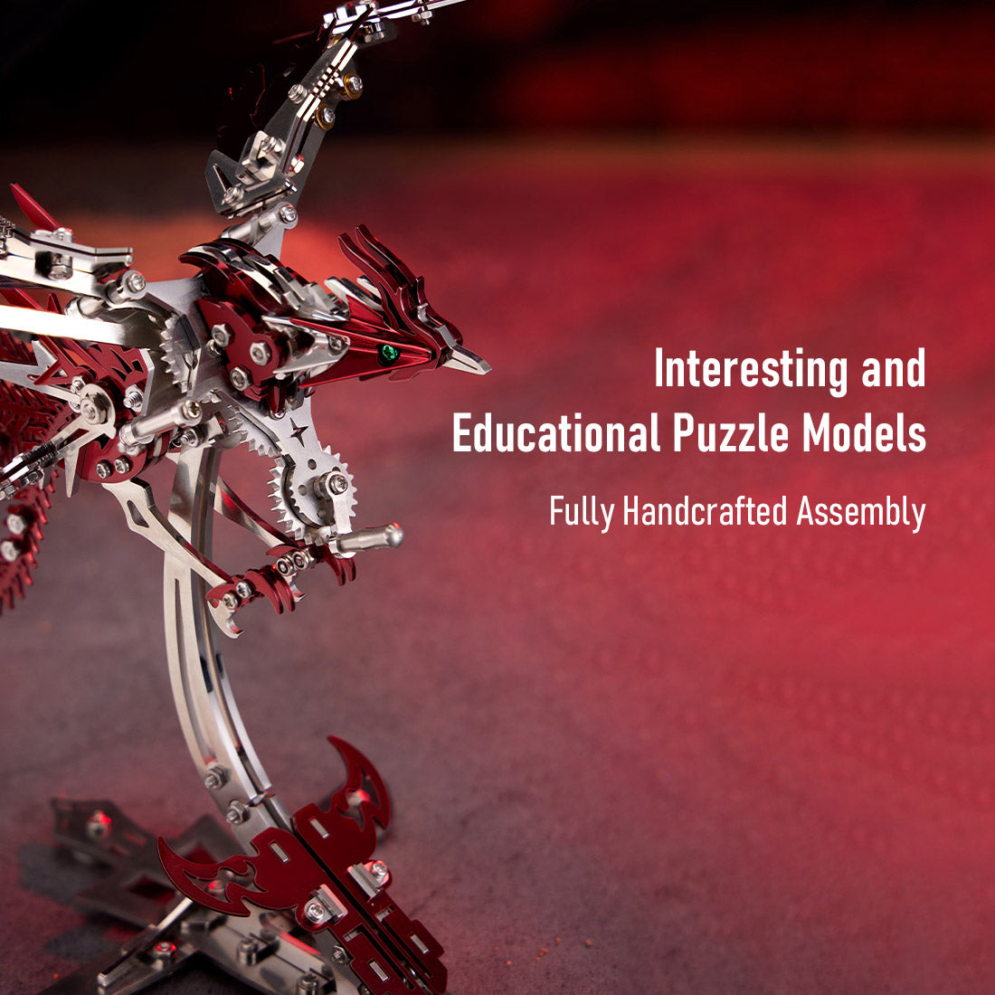Mechanical Phoenix DIY Assembly 3D Metal Puzzle Model Kits 358PCS