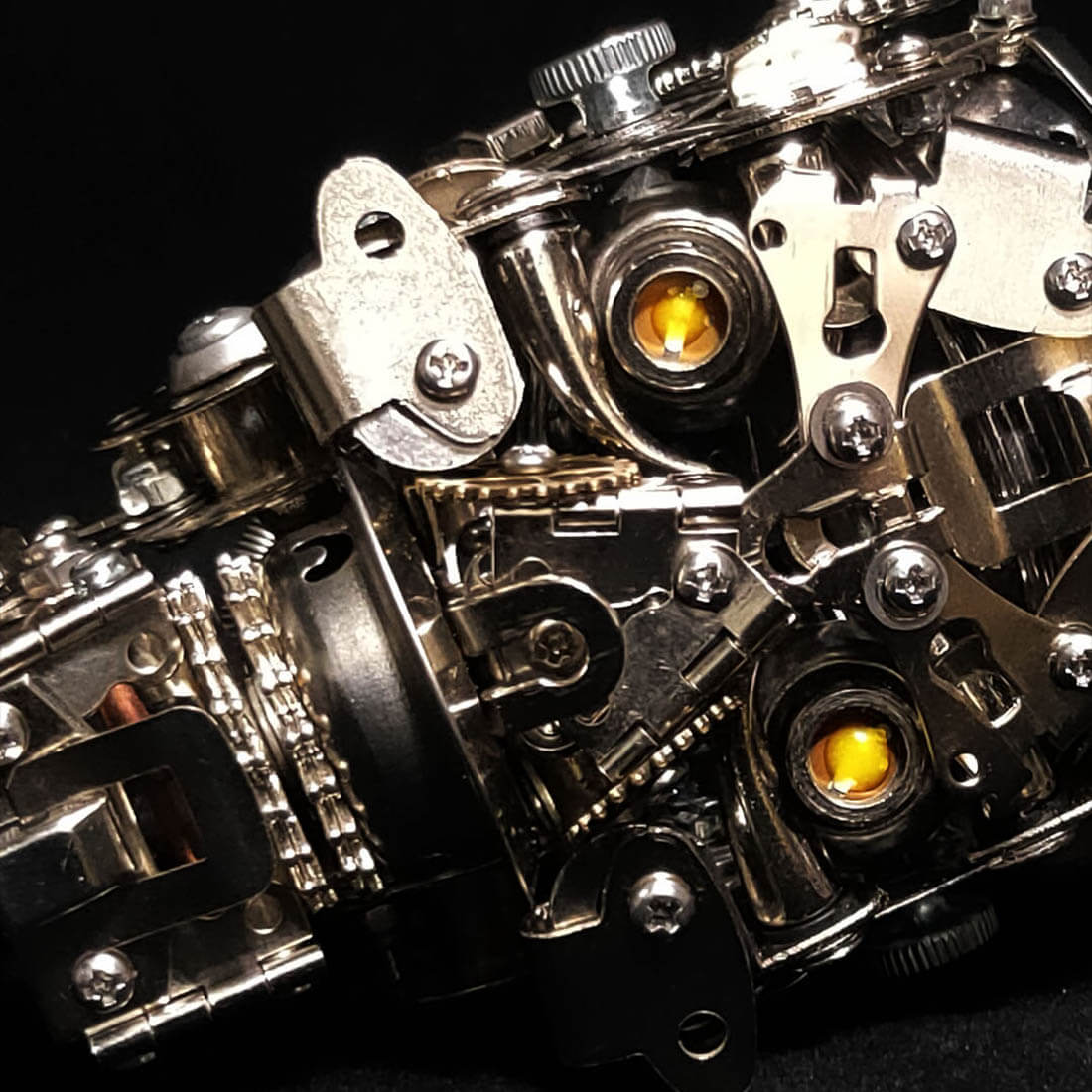 3D DIY Metal Assembly Skeleton Model Creative Trendy Decoration Model