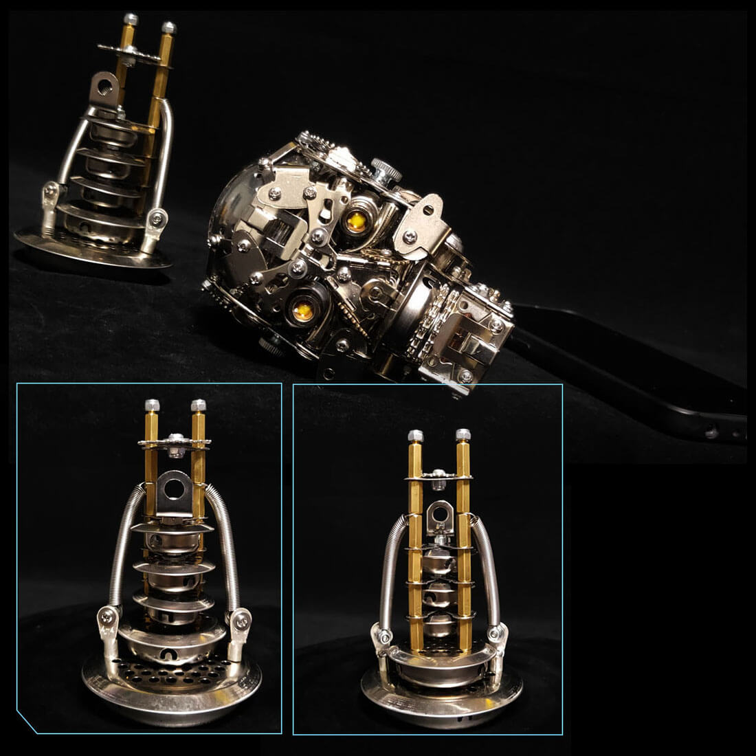3D DIY Metal Assembly Skeleton Model Creative Trendy Decoration Model