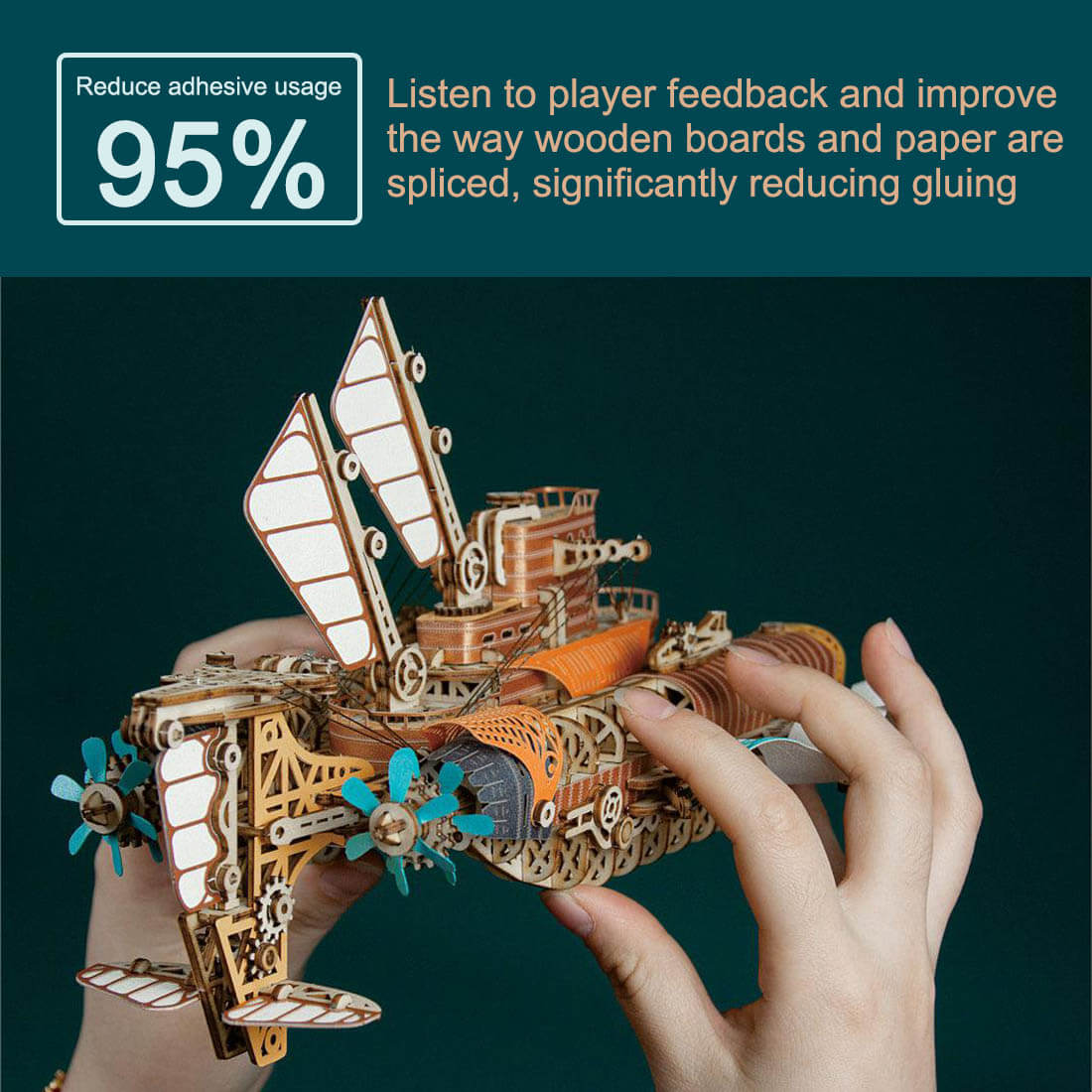 DIY Fantasy Submarine Handicraft Masterpiece "Twenty Thousand Leagues