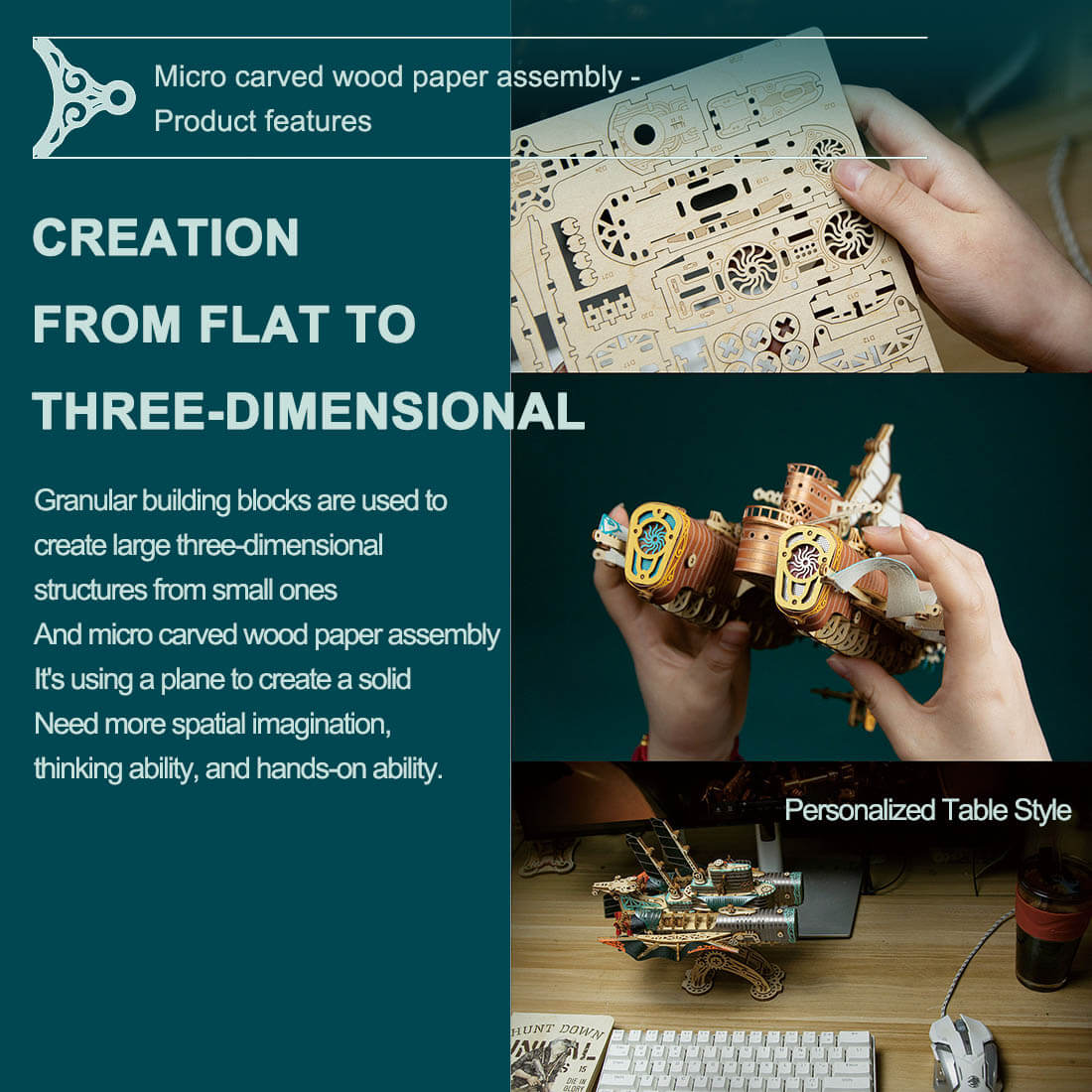 DIY Fantasy Submarine Handicraft Masterpiece "Twenty Thousand Leagues