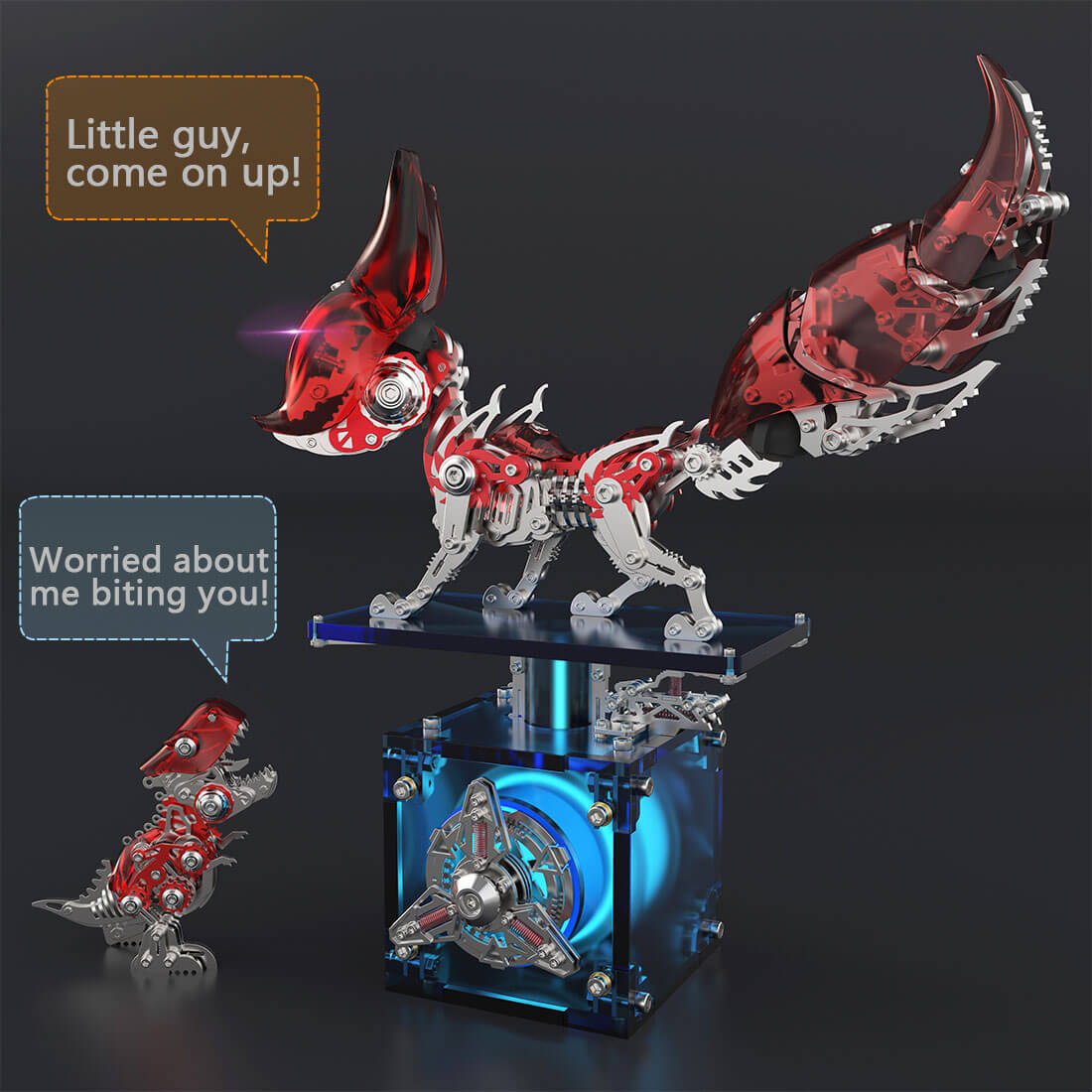 DIY Linglong Fox Hanfei 3D Assembly Mechanical Model Creative Toy Set