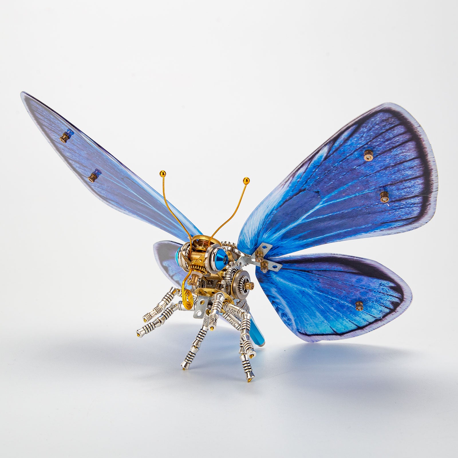 2pcs/set Steampunk Butterfly Metal Model Kits Mystery Box