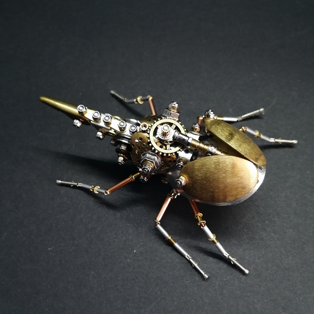 3D DIY Steampunk Brass Dynastes Metal Assembly Kits for Kids