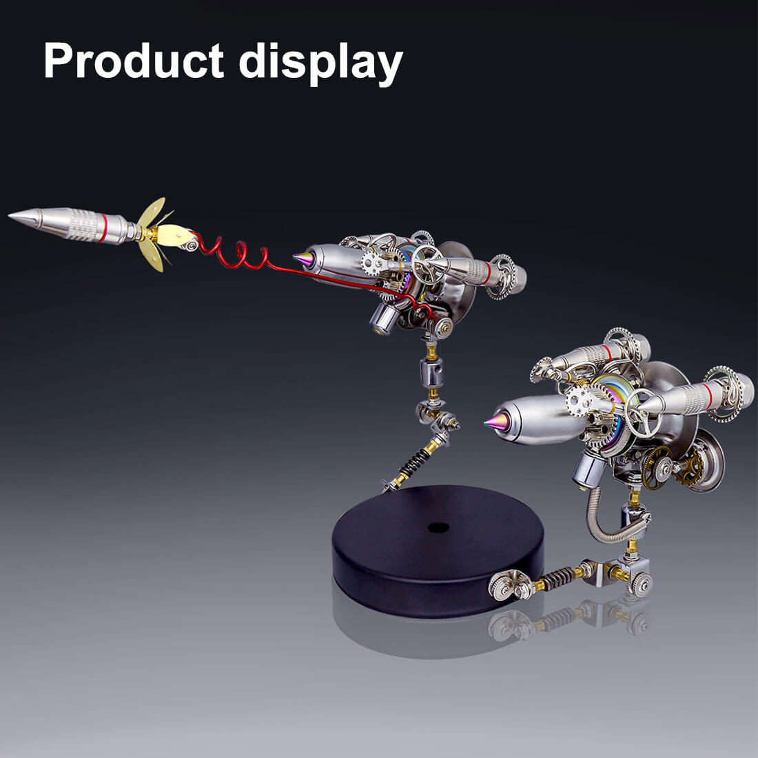 3D Mini Missile Display Base Model for Steampunk Mechanical Rabbit Mod