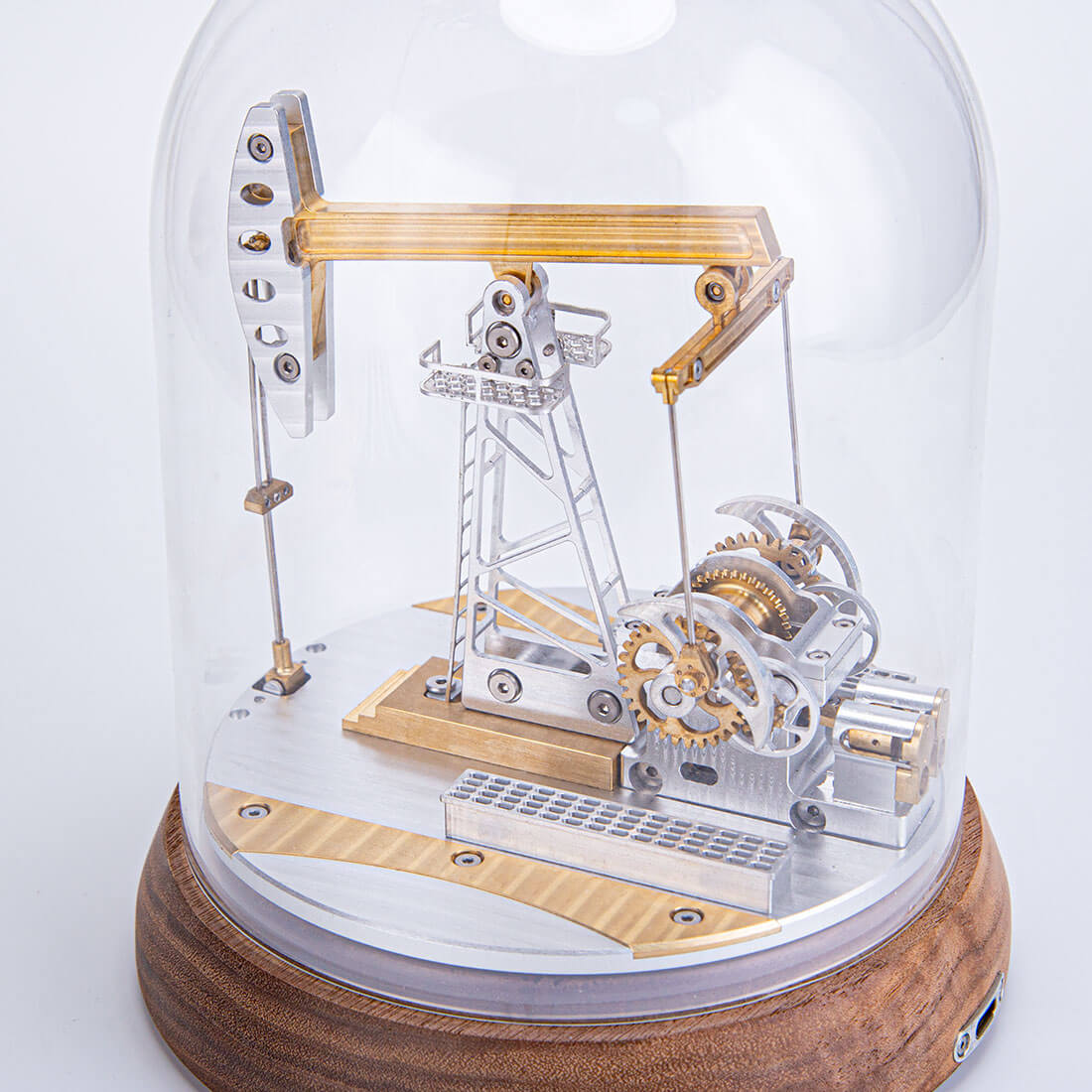 Lever-Type Oilfield Electric Chargeable Oil Pump Model with Base