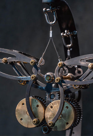 Mechanical Flying Bird Da Vinci Ornithopter Flying Machine 3D Metal Mo