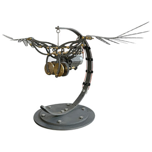 Mechanical Flying Bird Da Vinci Ornithopter Flying Machine 3D Metal Mo