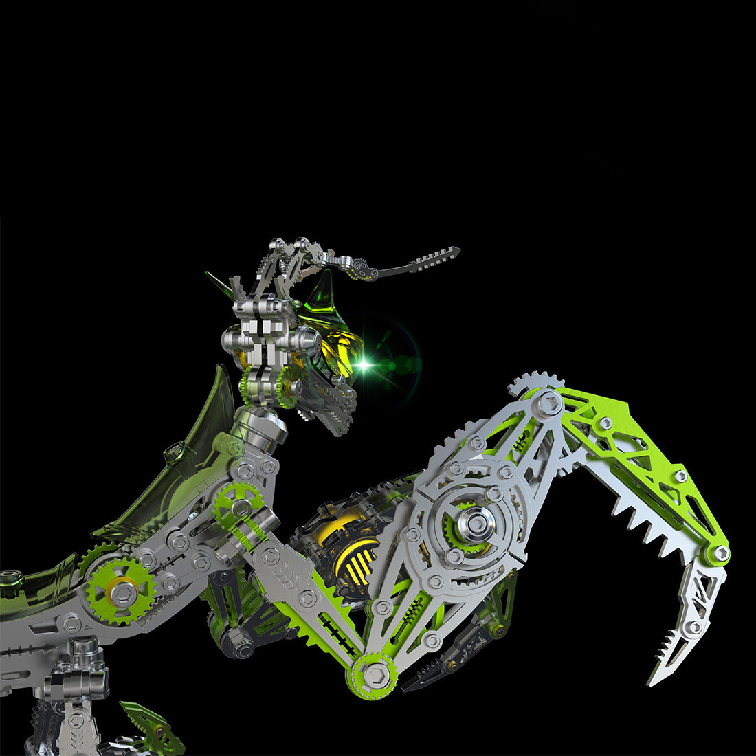 Mechanical Punk Mantis 3D Metal Model Kits DIY 1000+PCS | Moyustore