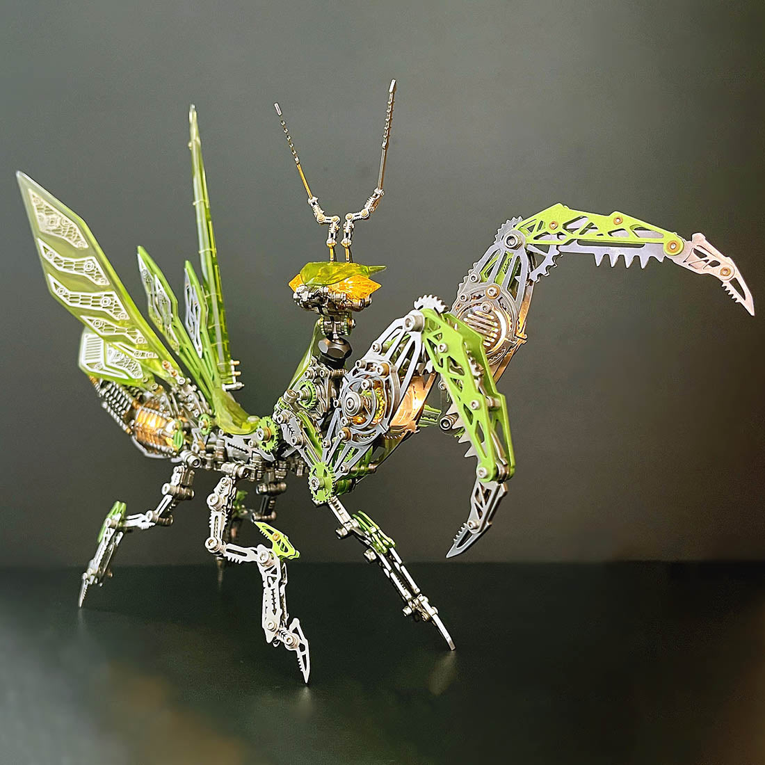 Mechanical Punk Mantis 3D Metal Model Kits DIY 1000+PCS | Moyustore