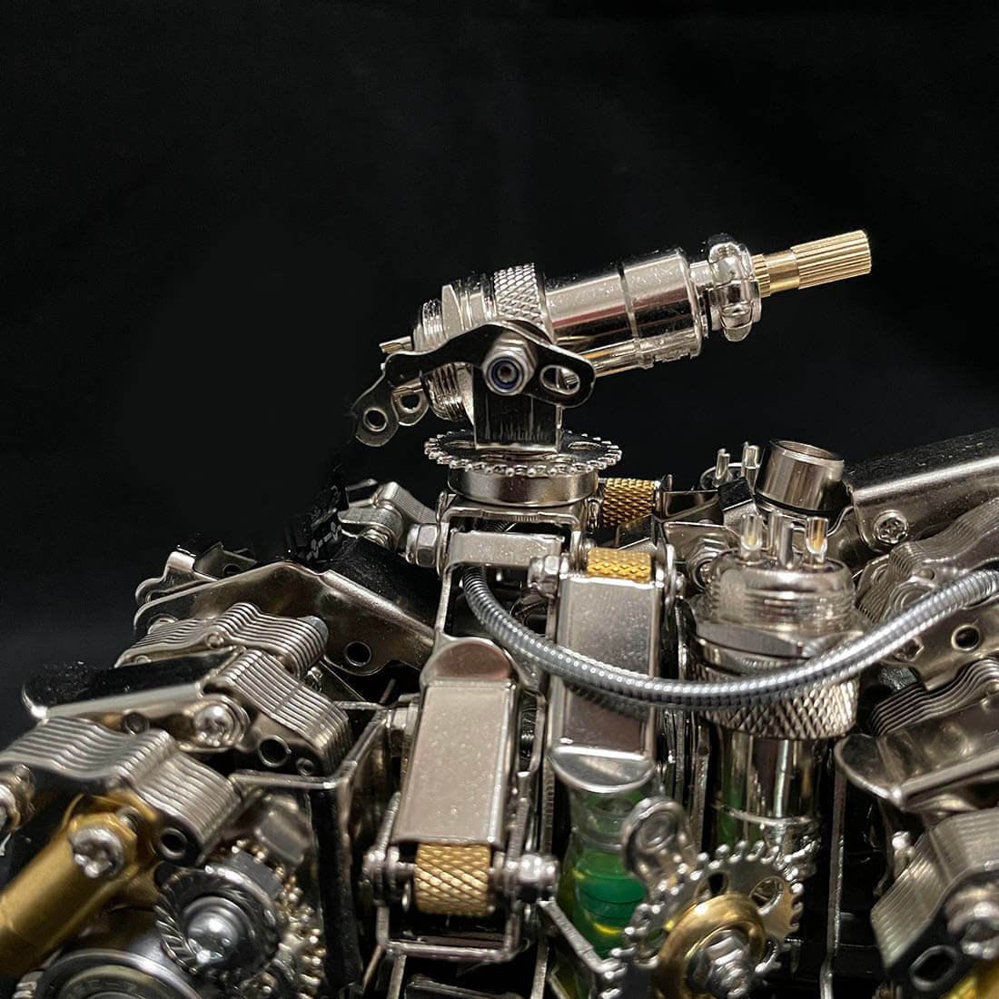 Mechanical Rhino 3D DIY Metal Puzzle Animal Assembly Model 700+PCS