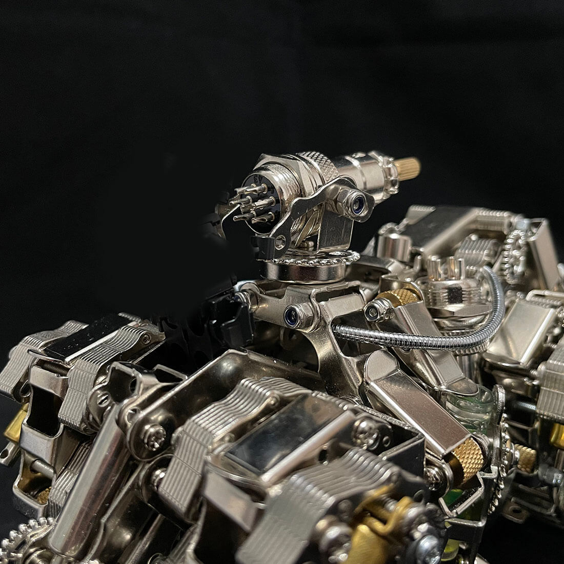 Mechanical Rhino 3D DIY Metal Puzzle Animal Assembly Model 700+PCS