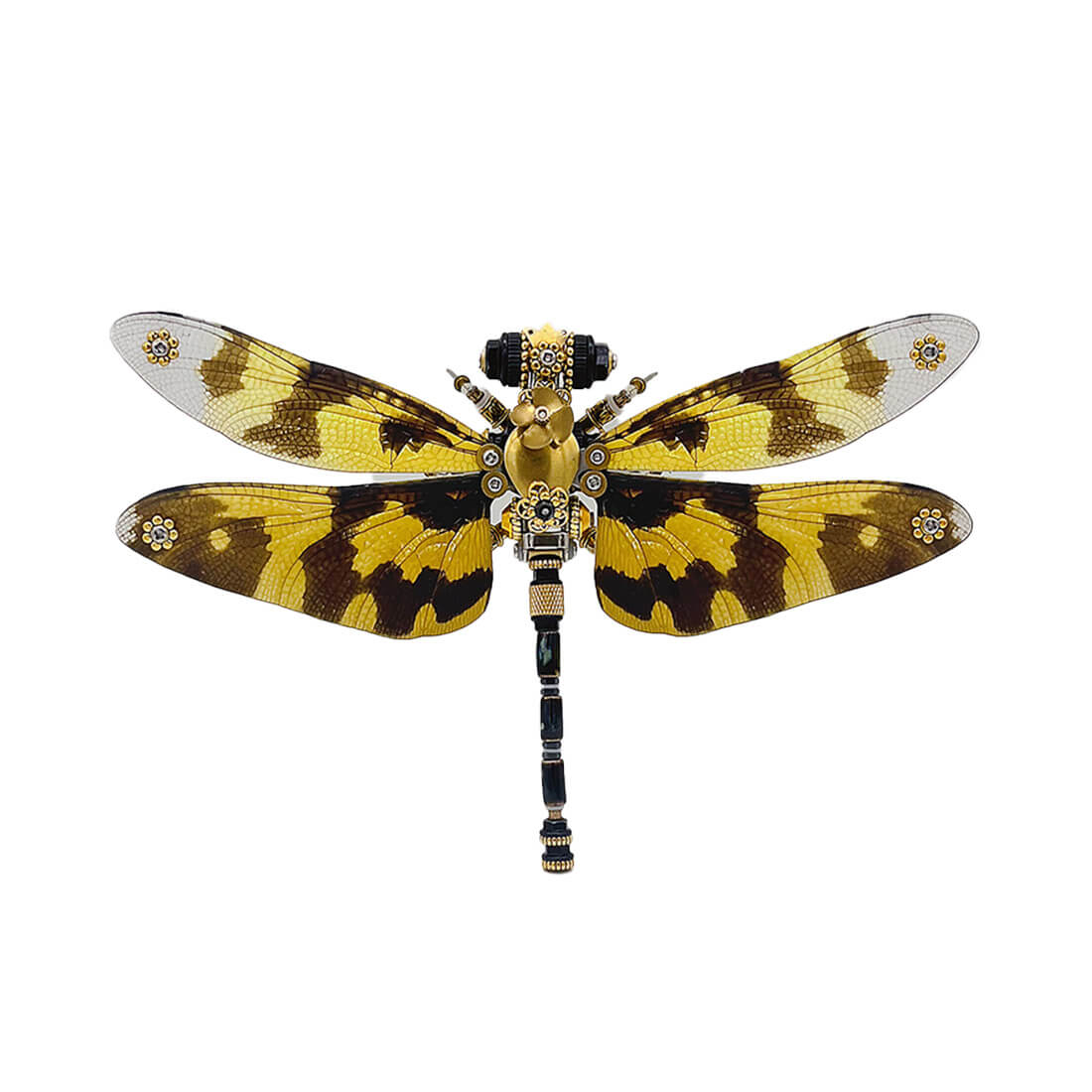 Metal Assembly Colorful Dragonfly Model 3D DIY Punk Insect Assembly Mo