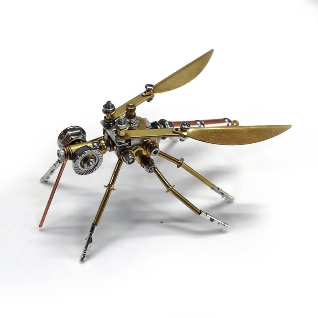 Mosquito 3D DIY Steampunk Mechanical Insect Metal Assembly Model (100+