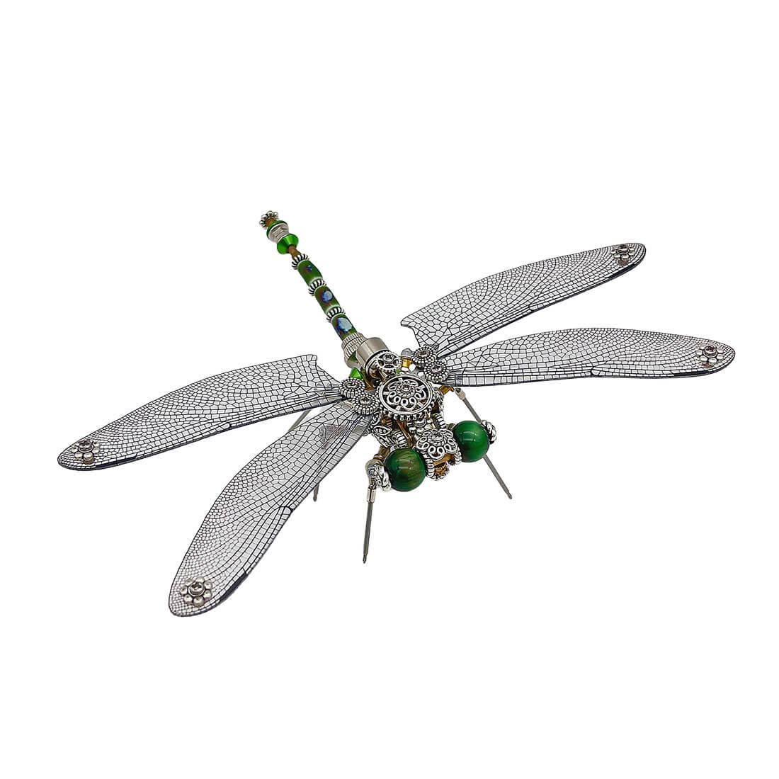 Steampunk Lesser Emperor Dragonfly 3D Mechanical Insect DIY Assembly M