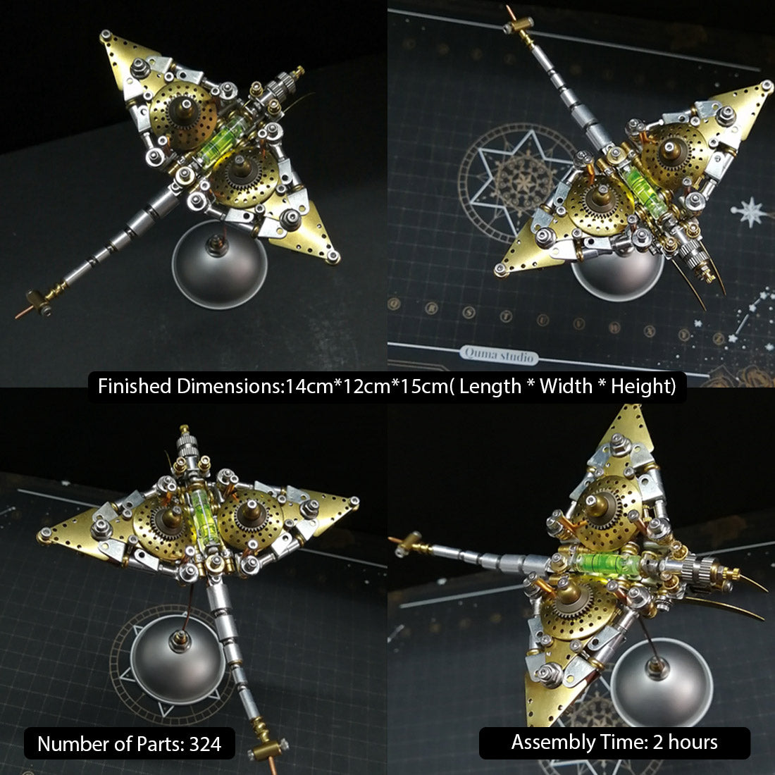 Steampunk Stingray Sea Ray 3D Metal Model Building Kits