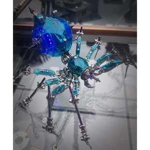 Voidgleam — The Phantom-Tech War Spider, Glowing & Weaponized Metal Mo