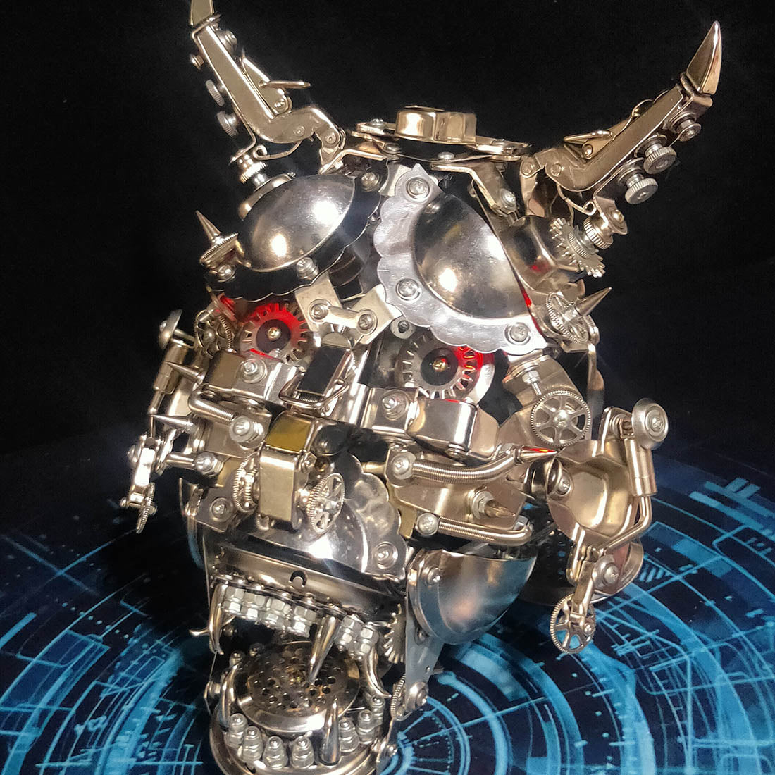 Japanese Hannya Mask 3D DIY Metal Assembly Model Kits 950+PCS Hallowee