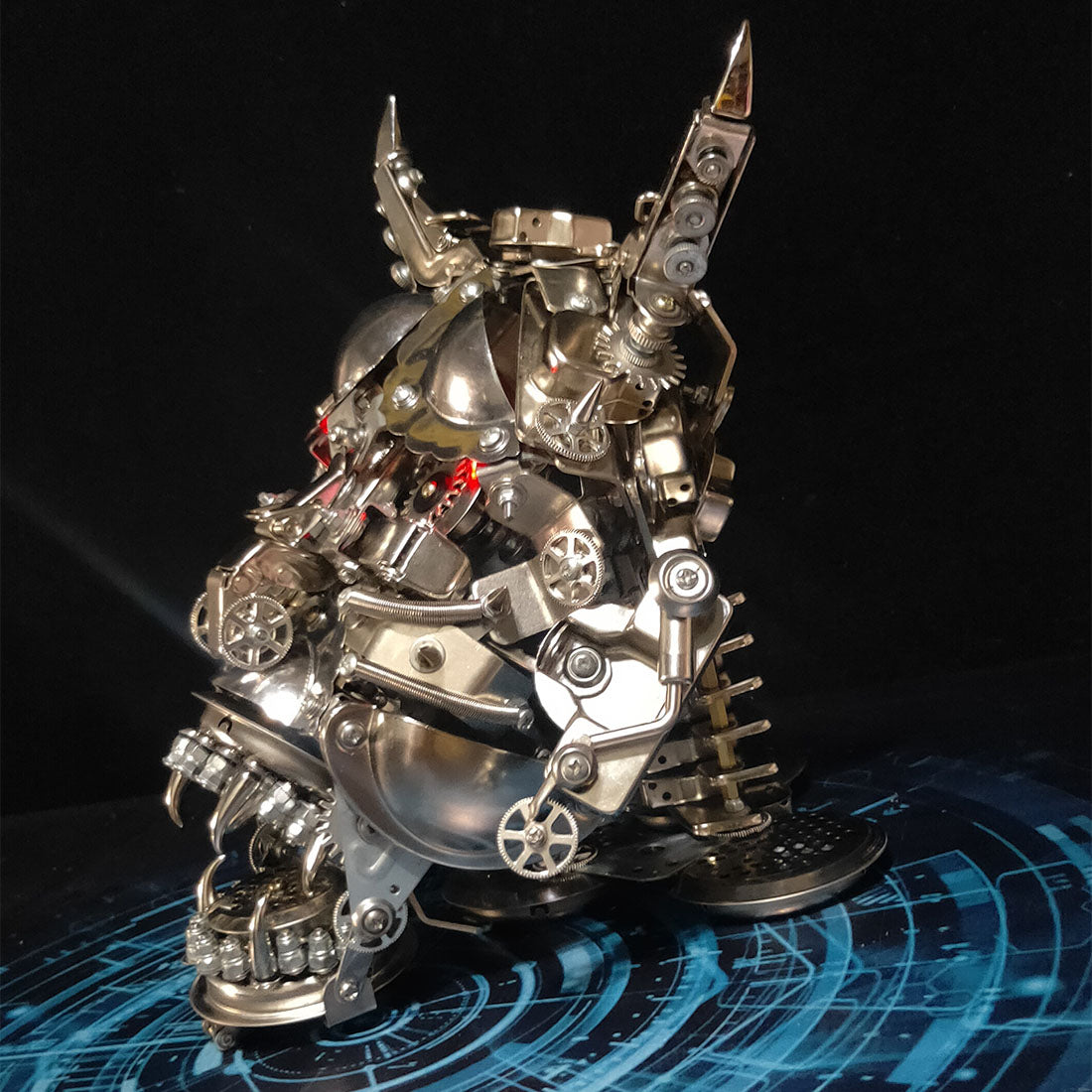 Japanese Hannya Mask 3D DIY Metal Assembly Model Kits 950+PCS Hallowee