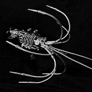 Steampunk Giant Squid 3D DIY Metal Puzzle Model Kit Assembly (295PCS+)