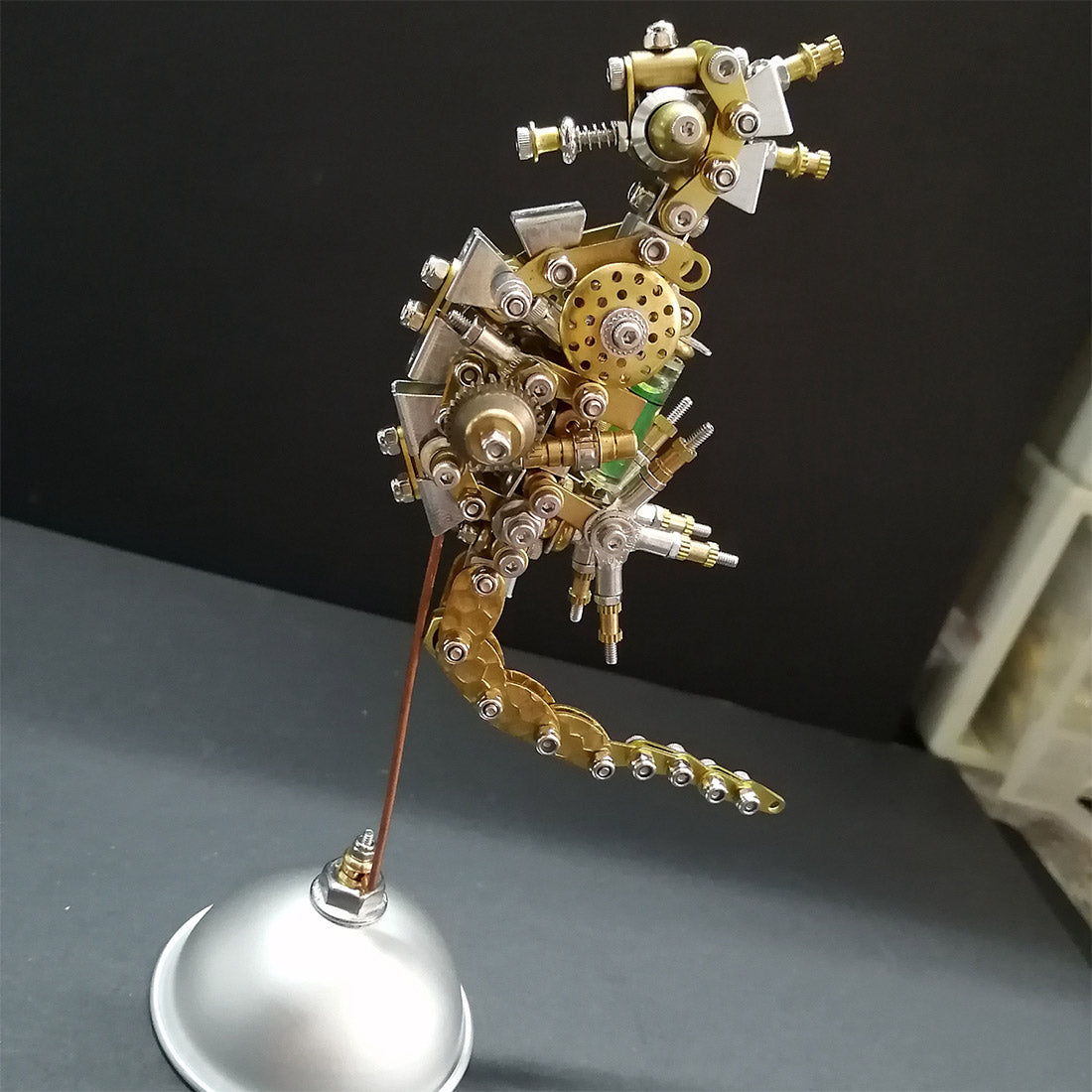 3D DIY Steampunk Miniature Seahorse Metal Model Building Kits