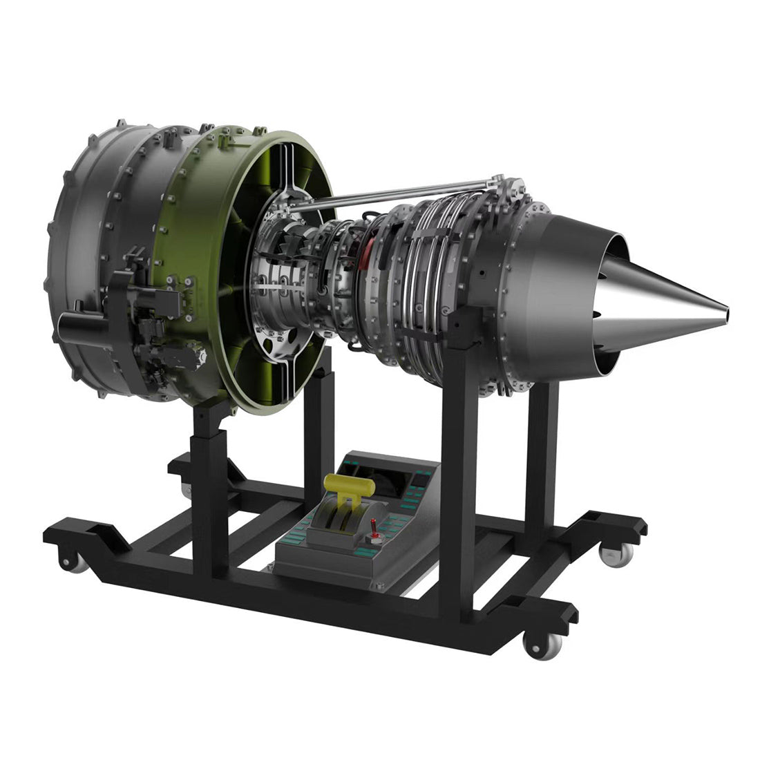 TECHING 1/10 Dual-Spool Turbofan Engine Model Kits That Runs Mechanica