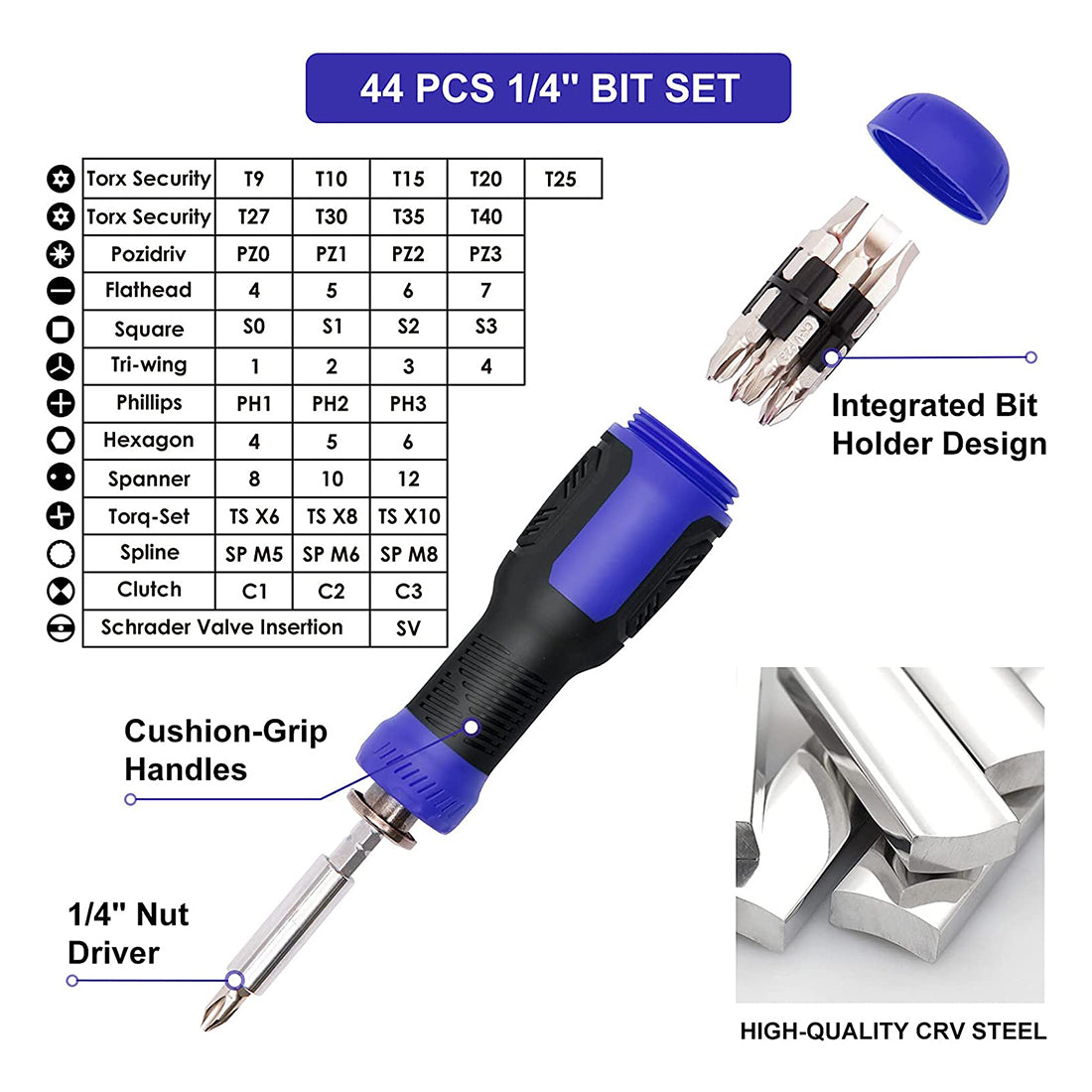 Metal Assembly Screwdriver Set Repair Tool