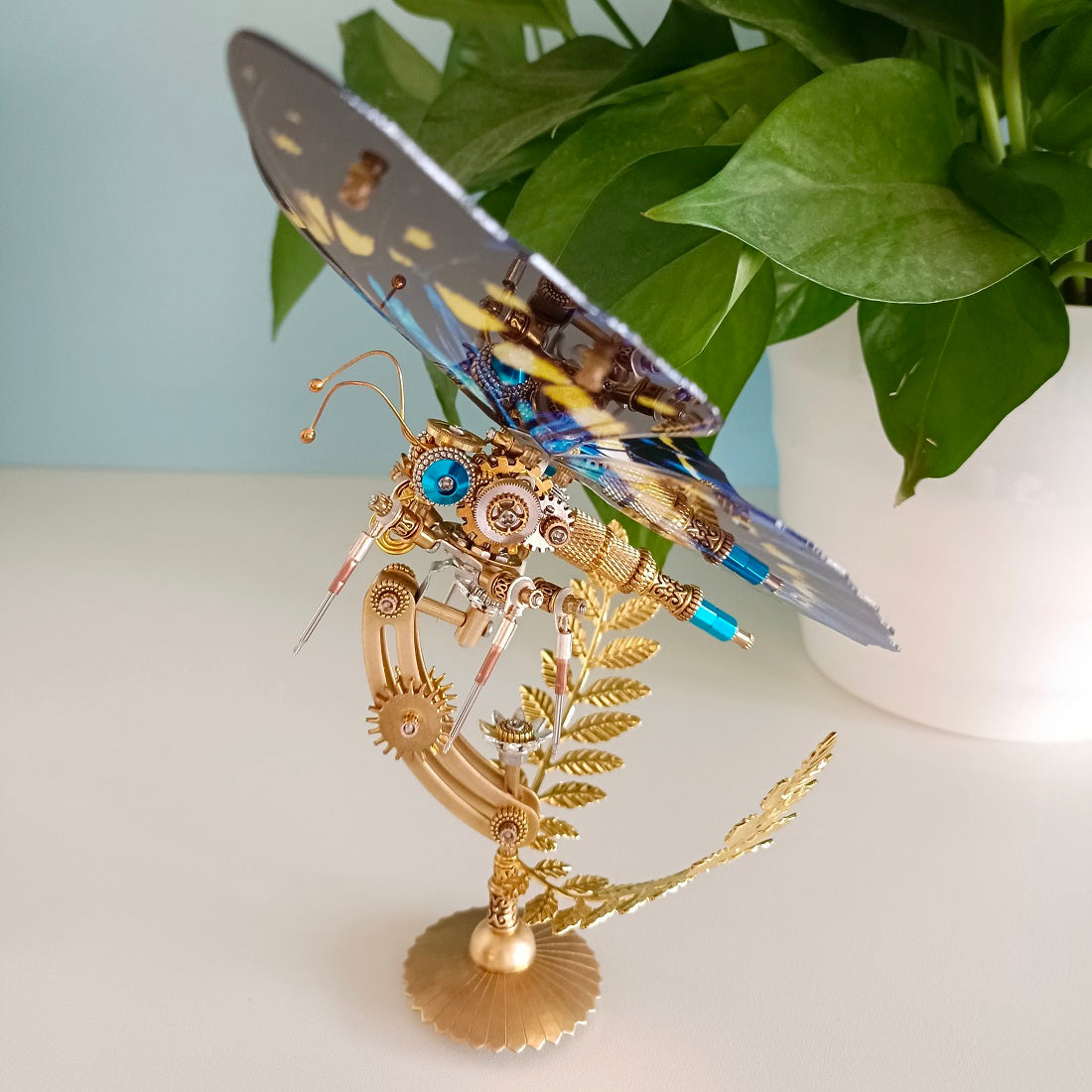 150PCS+ Steampunk 3D Metal Morpho Helena Model DIY Kits