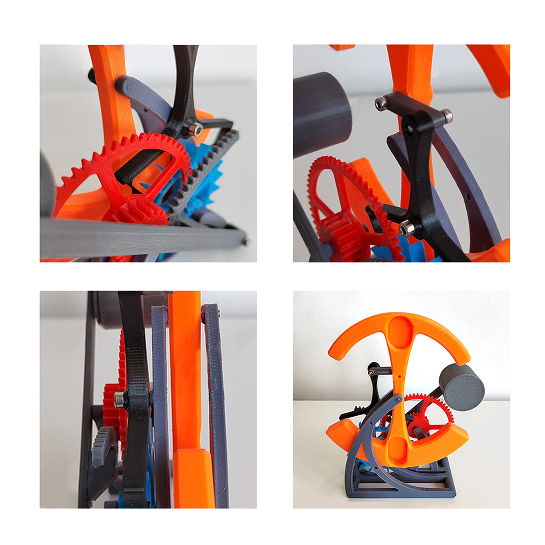 3D Printed Large Pendulum Ship Anchor Model DIY Assembly Toys (19PCS)