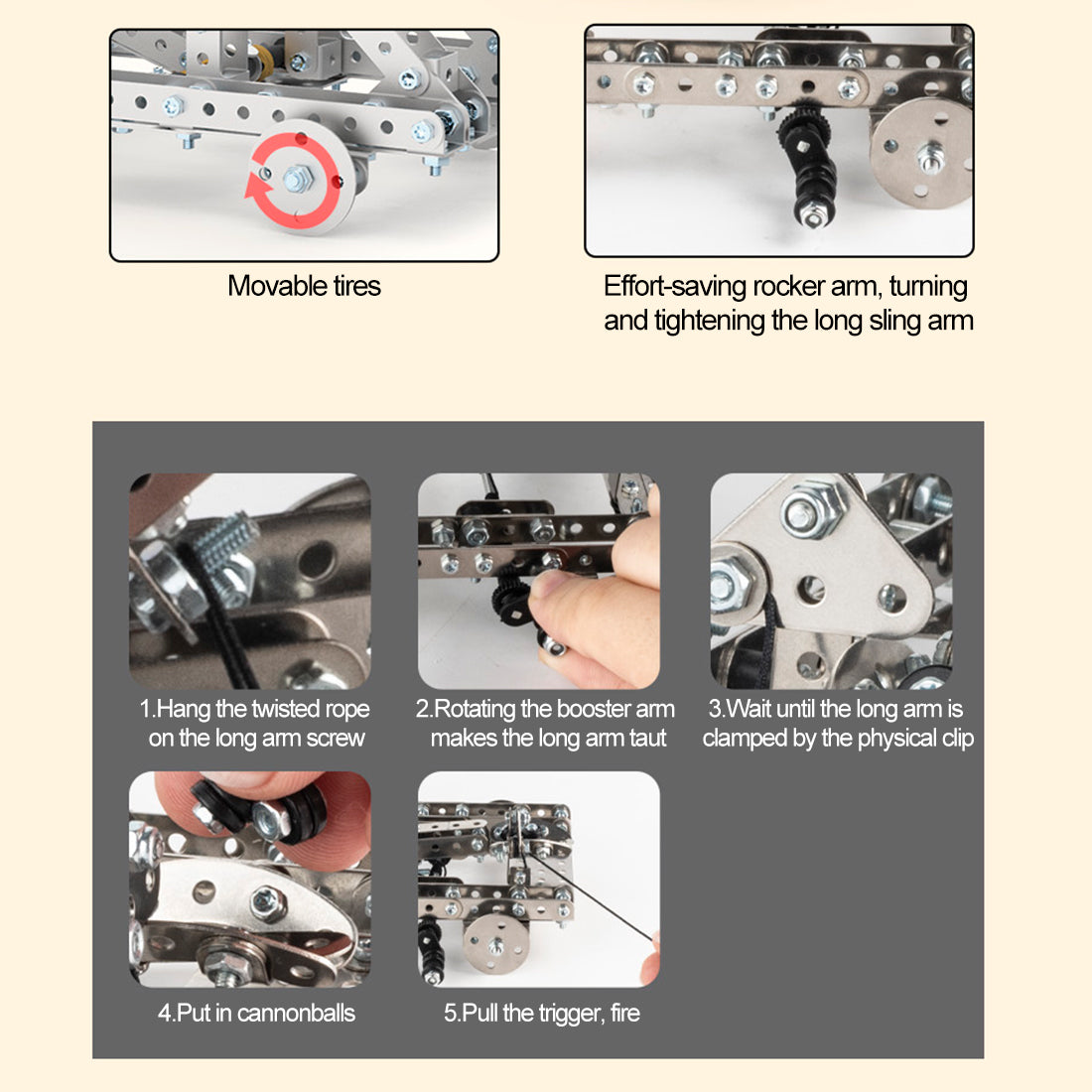 500PCS Mechanical Gear Metal Assembly Transmission Toy