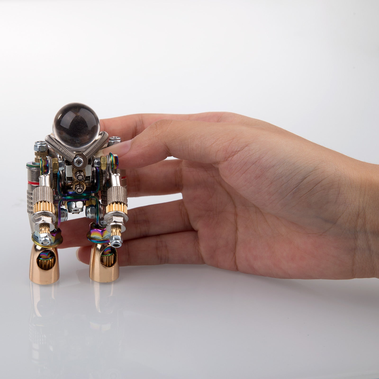 154Pcs Moon Astronaut Kit DIY Metal Model Toy Without Dust Cover