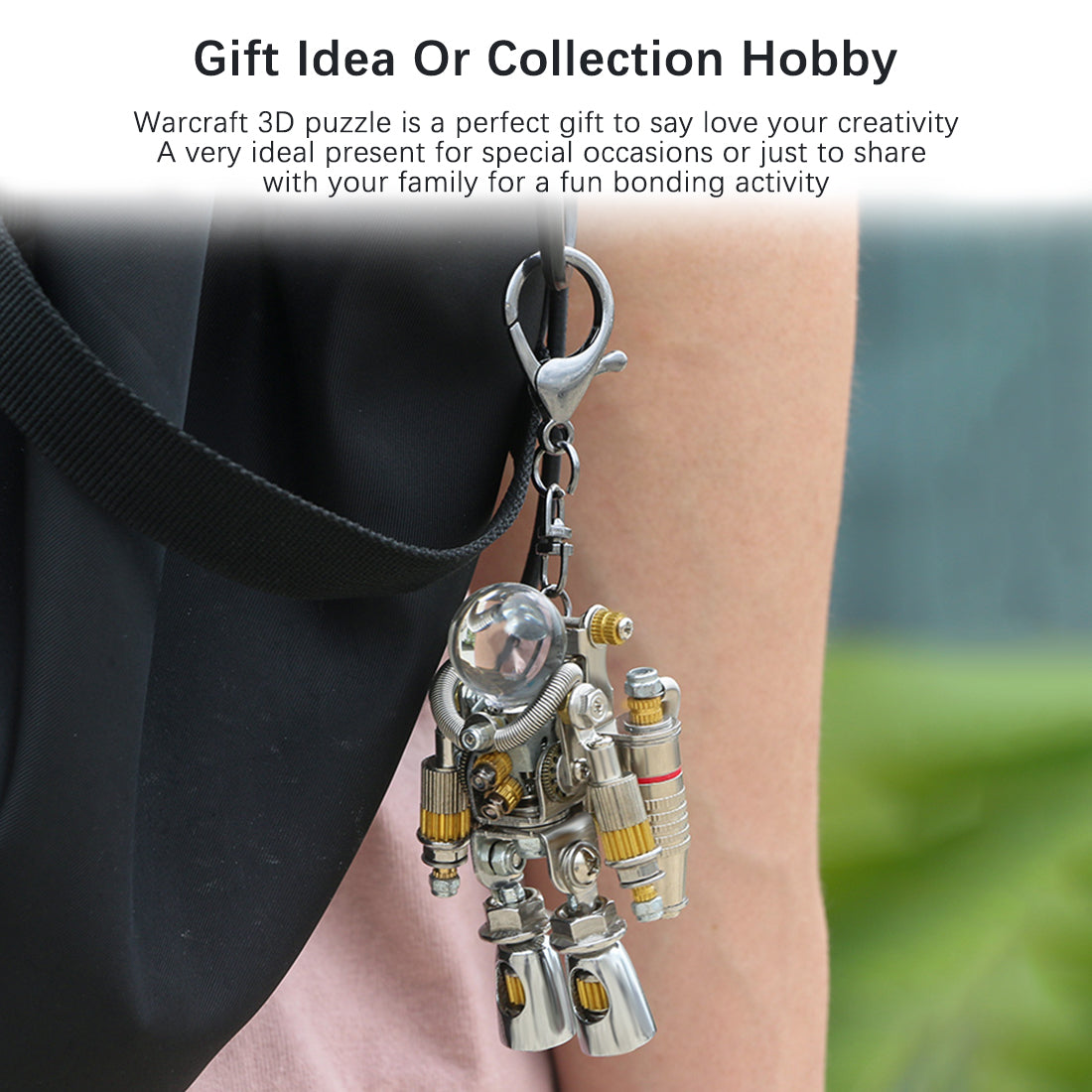 154Pcs Moon Astronaut Kit DIY Metal Model Toy Without Dust Cover