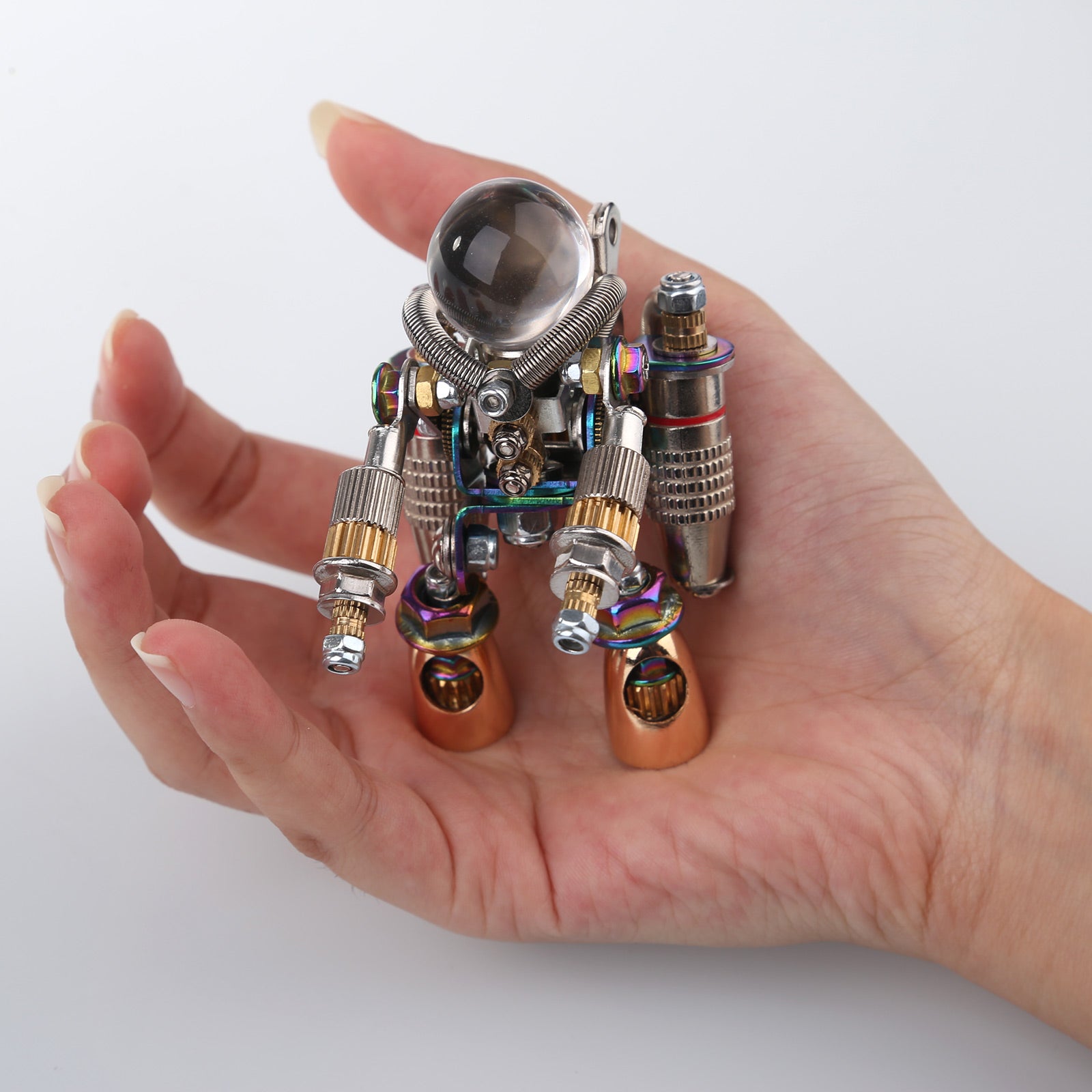 154Pcs Moon Astronaut Kit DIY Metal Model Toy Without Dust Cover