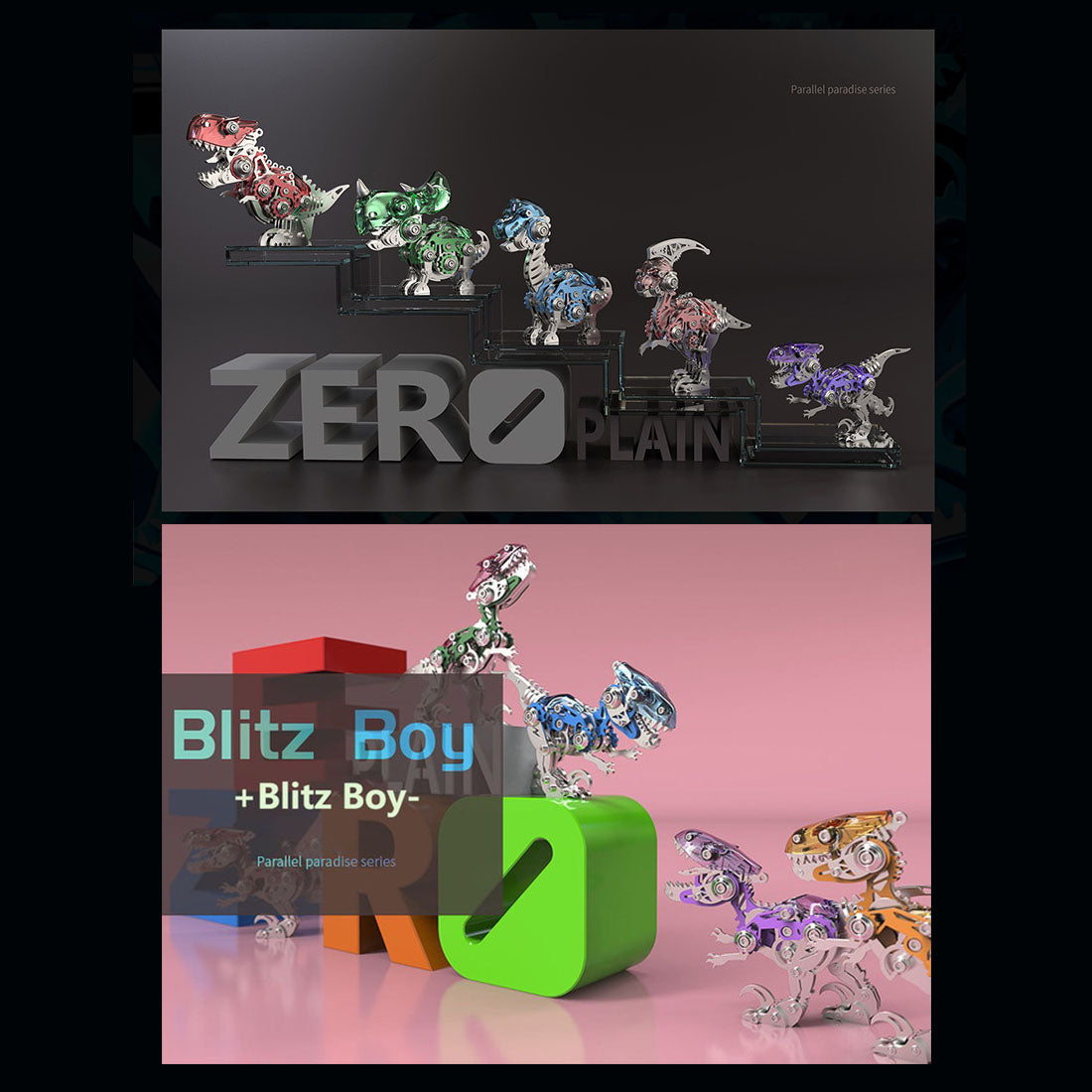 Build Your Own Dinosaur 3D Metal Dinosaur Kit 3D Puzzle | Moyustore