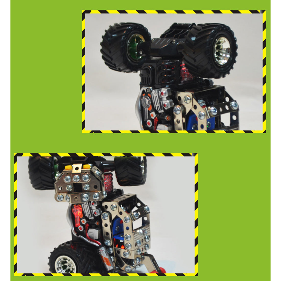 170Pcs+ DIY Metal Remote Control Dancing Car Puzzle Model Kit