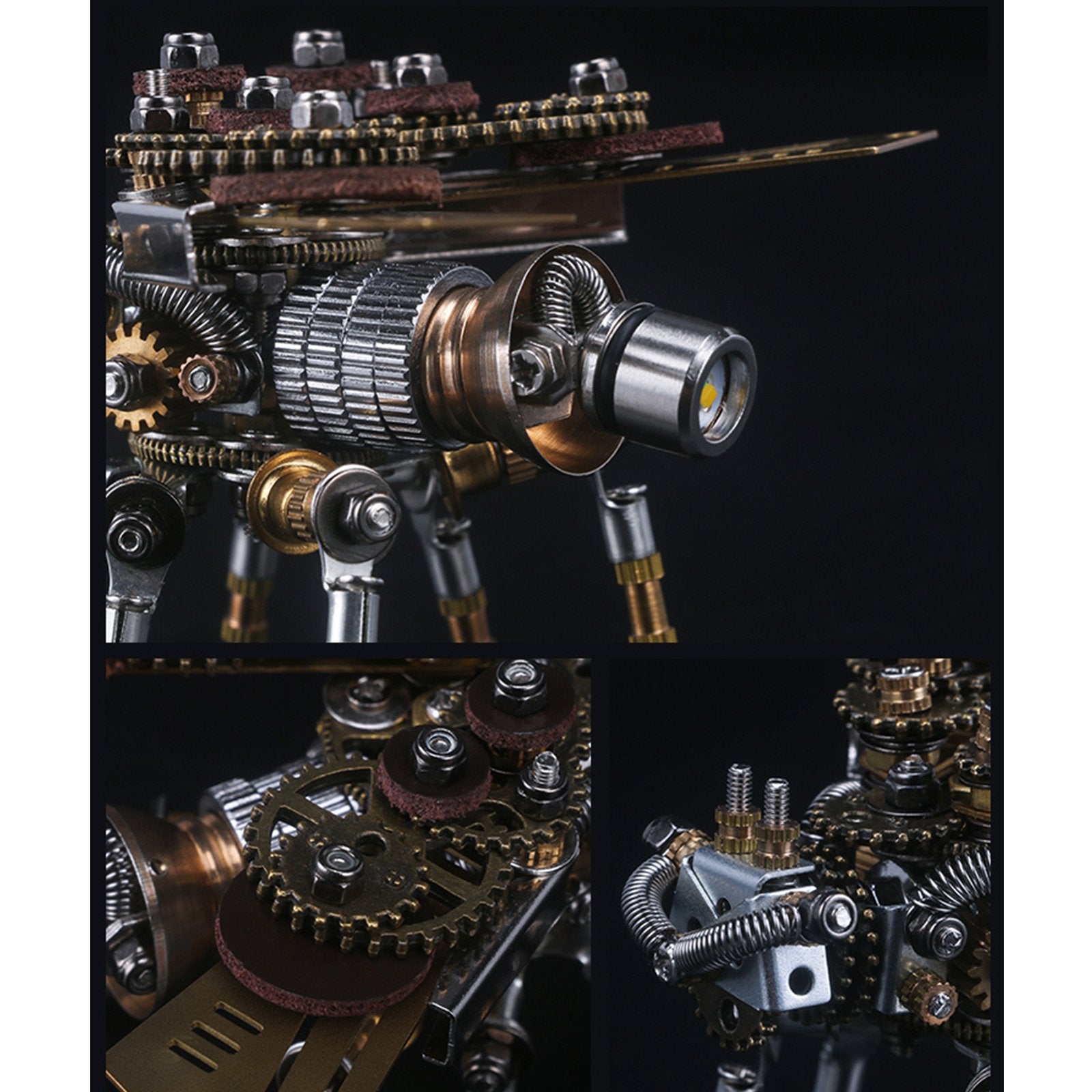 265Pcs Metal Mechanical Firefly Insect 3D DIY Assembly Model Kit for A