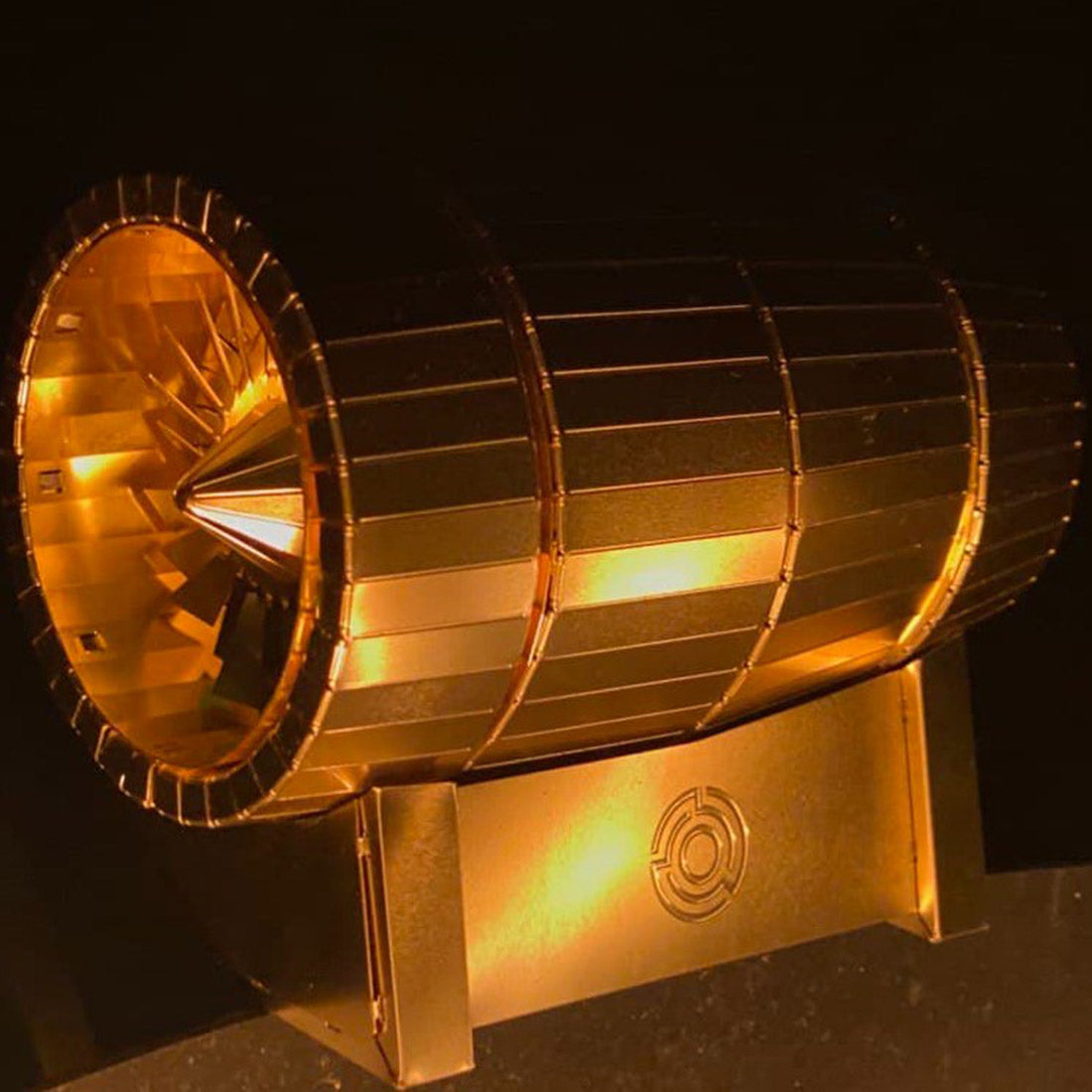 57pcs 3D Mechanical Rotating Turbine Jet Engine Model Kit -Air Force