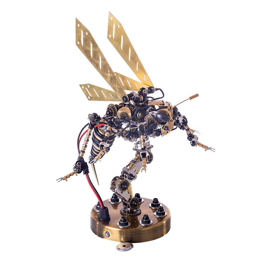 3D Metal DIY Mechanical Wasp Insects Puzzle Model Kit Assembly Jigsaw